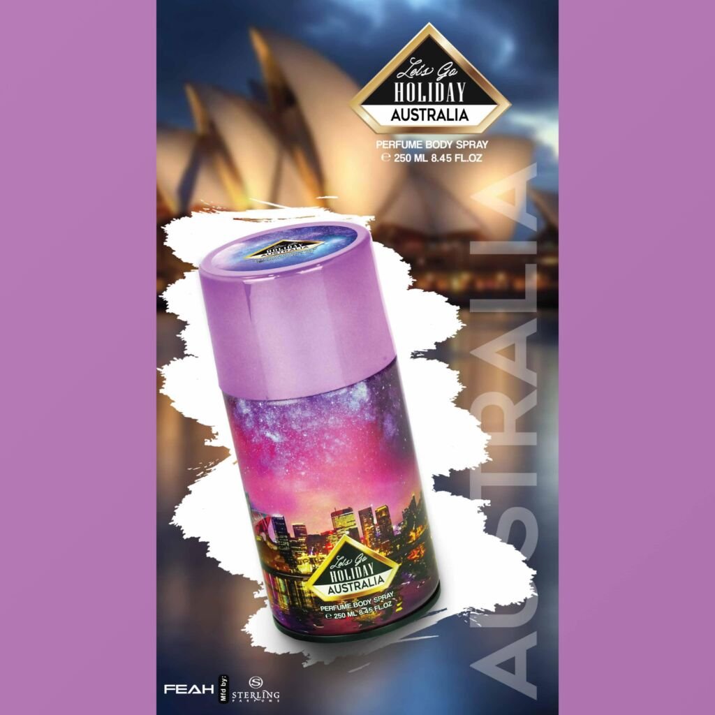 Lets Go Holiday Australia Body Spray (250ml) – Trynow.pk